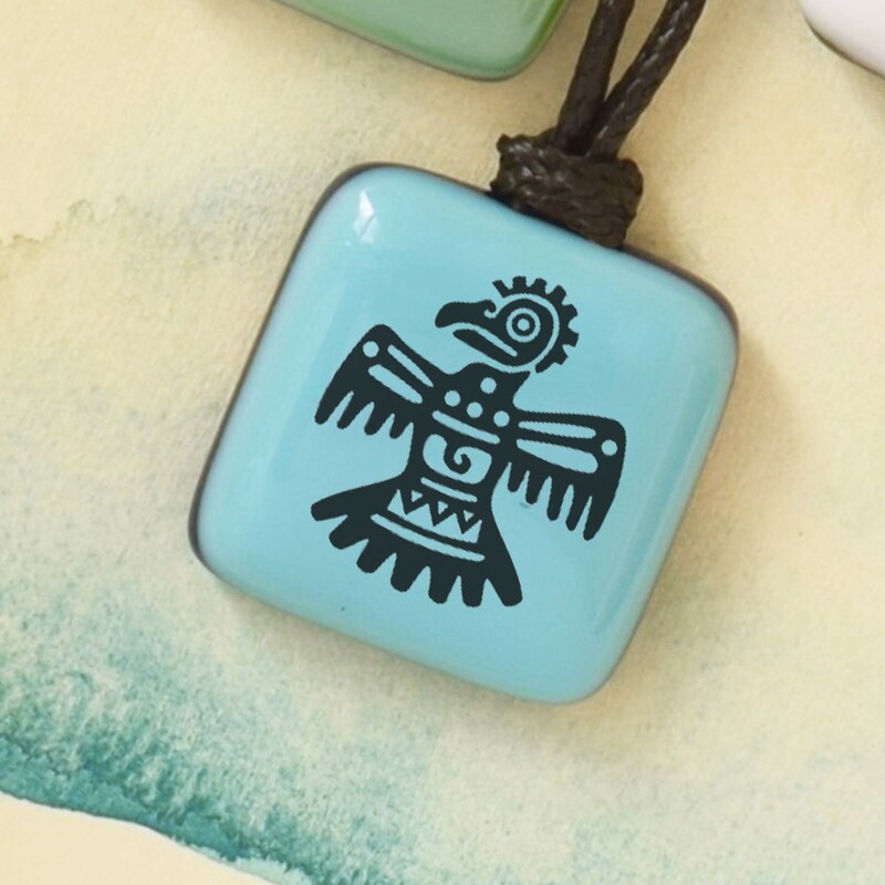 Gold Aztec Pendant - Etsy