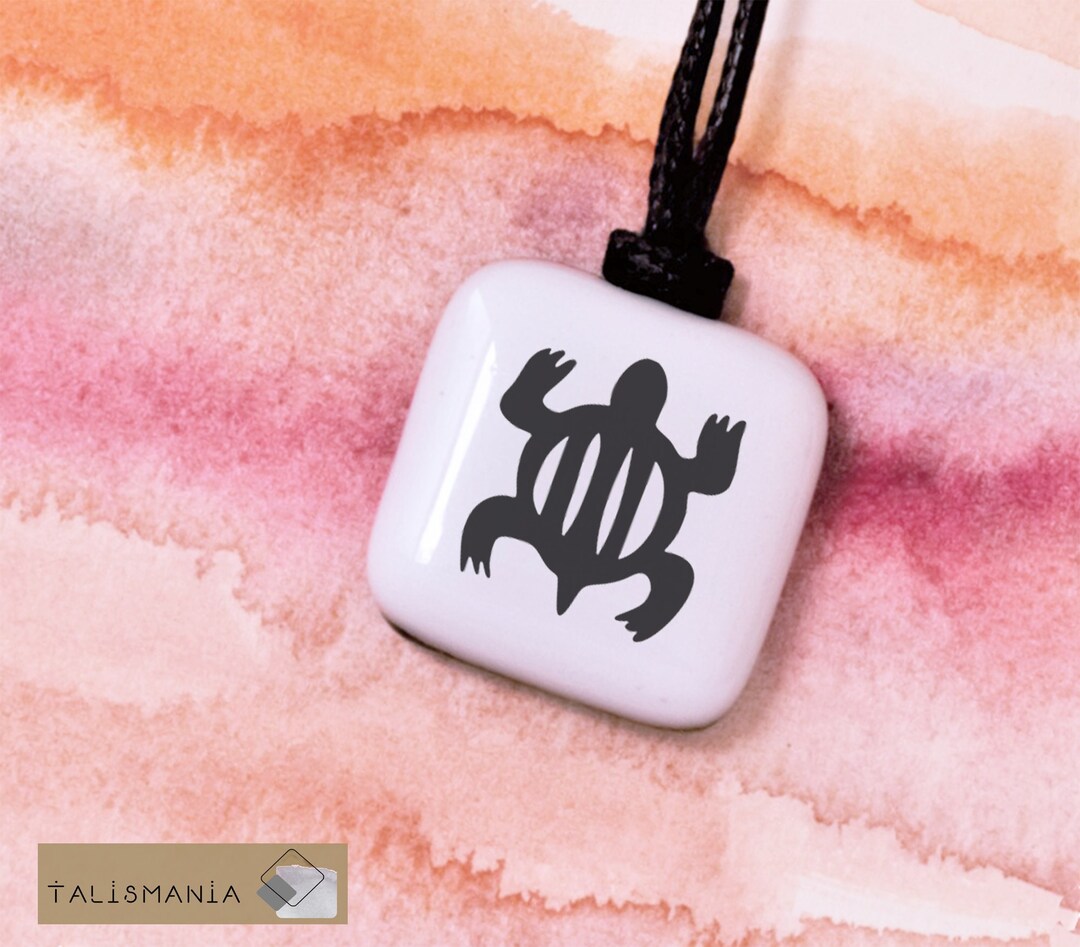 Adinkra Adaptability. Denkyem. Tortoise. Turtle Pendant. Symbol of ...