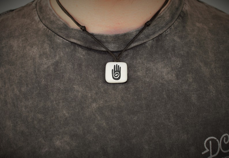 Hopi Hand. Hopi Pendant. Symbol of the First Peoples. Healing - Etsy
