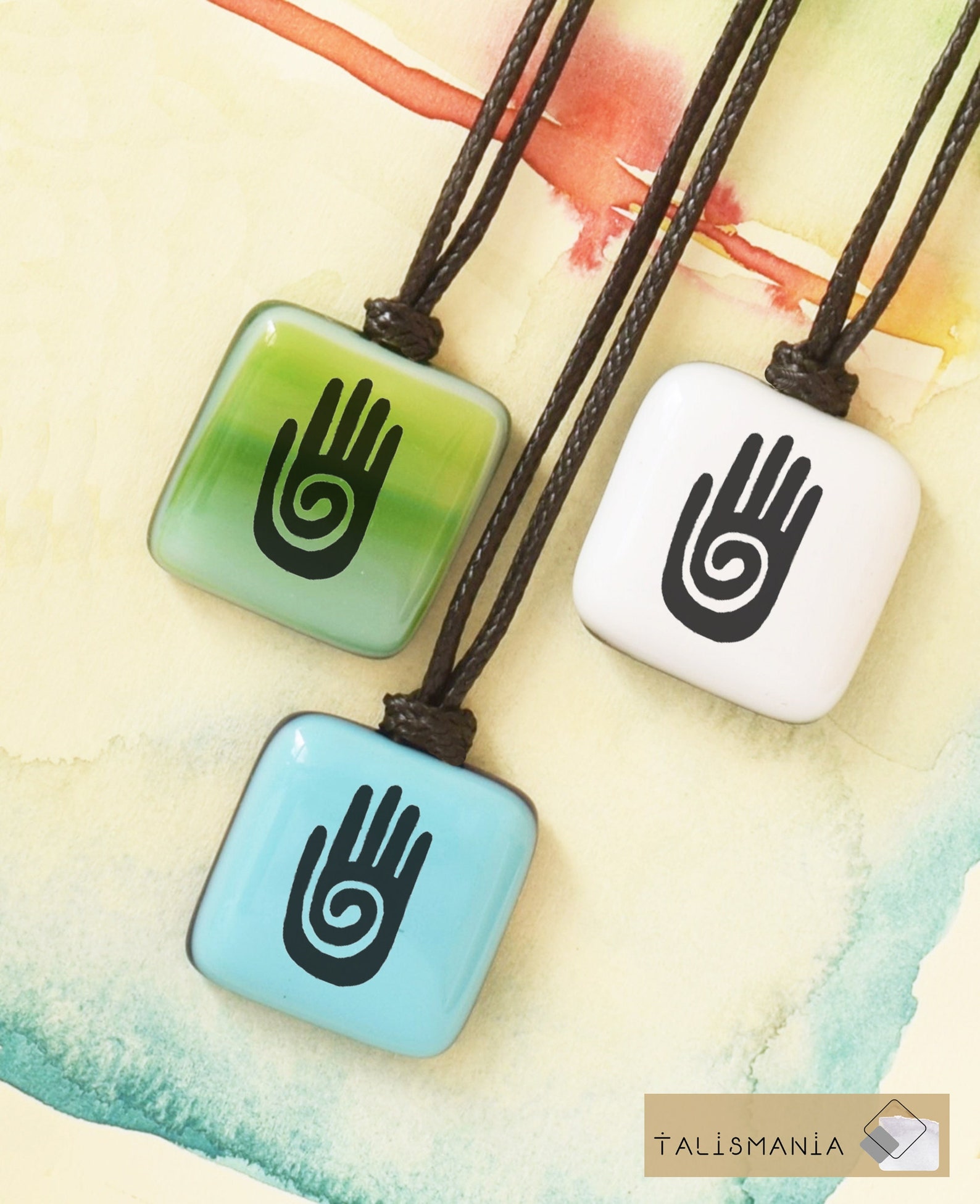 Hopi Hand. Hopi Pendant. Symbol of the First Peoples. Healing | Etsy