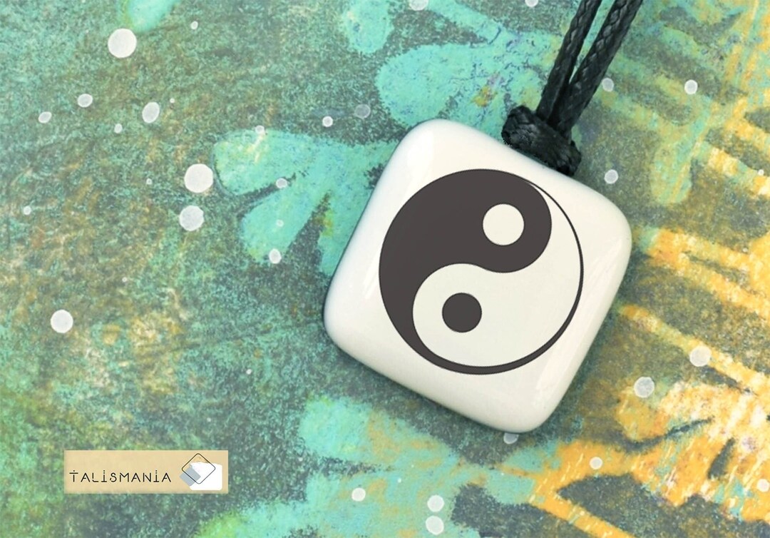 Yin Yang. Yin Yang Necklace. Yin Yang Gift for Men, Women. Yoga ...