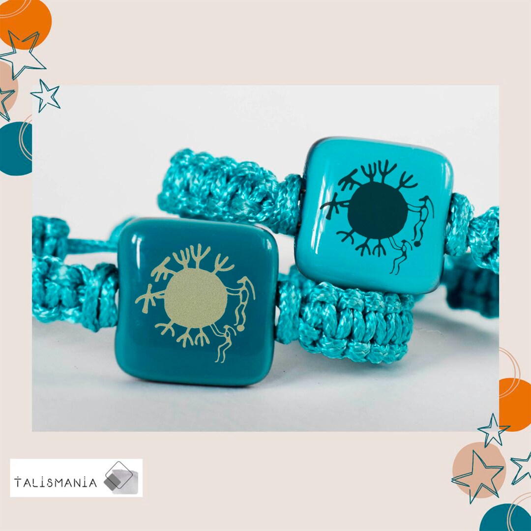 Tanum Priestesses. Swedish Petroglyph Symbols of Sweden. Pagan Bracelet ...