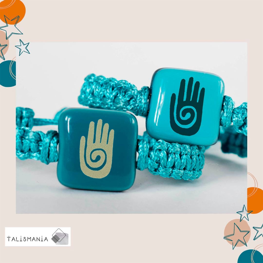 Hopi Hand Bracelet. Tribal Symbol of the Hopi Indians of North America ...