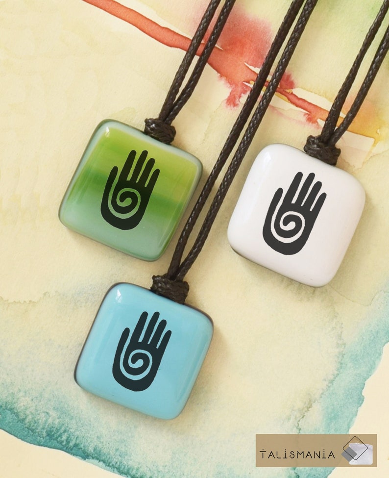 Hopi Hand. Hopi Pendant. Symbol of the First Peoples. Healing - Etsy