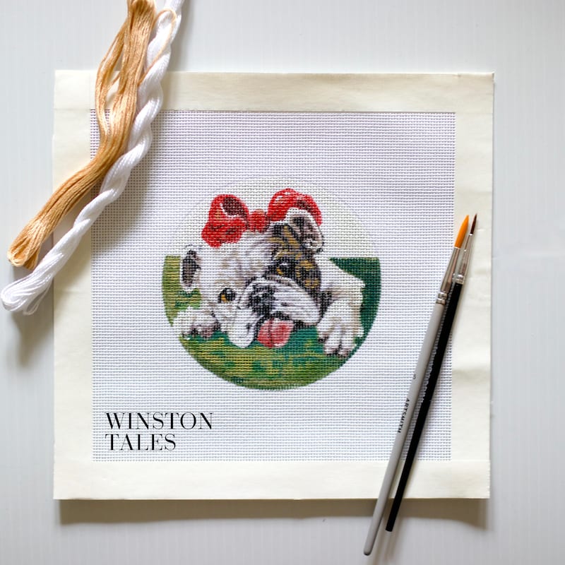 Dog Needlepoint - Etsy