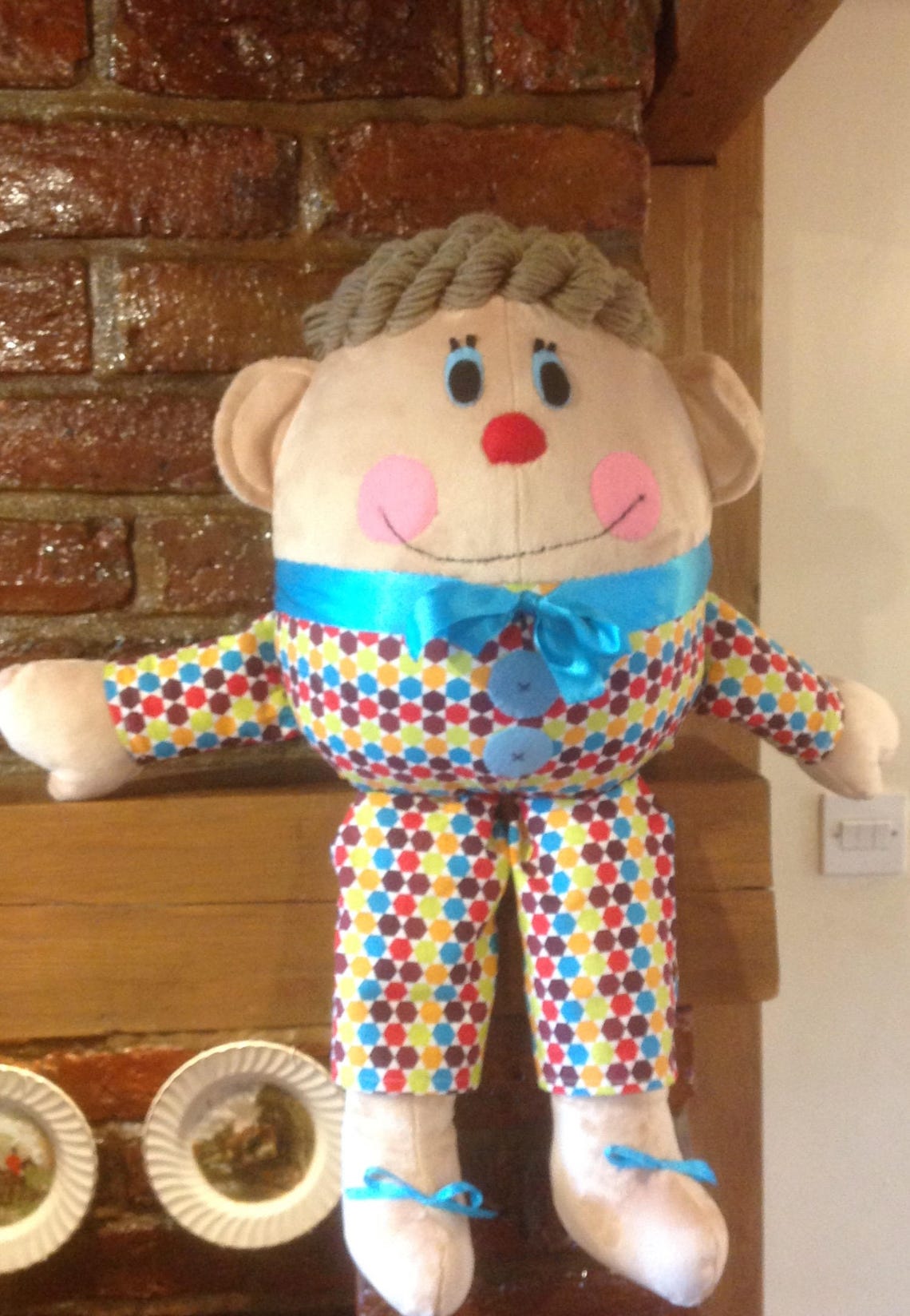 Humpty Dumpty Toy, Nursery Rhyme Toy, Humpty, Vintage Pattern, Baby's ...