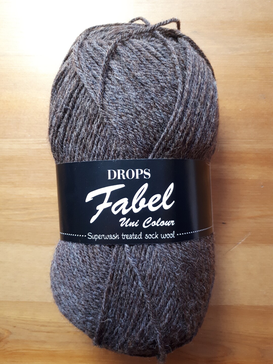 Drops Yarn Fabel - Brown #300 - Etsy