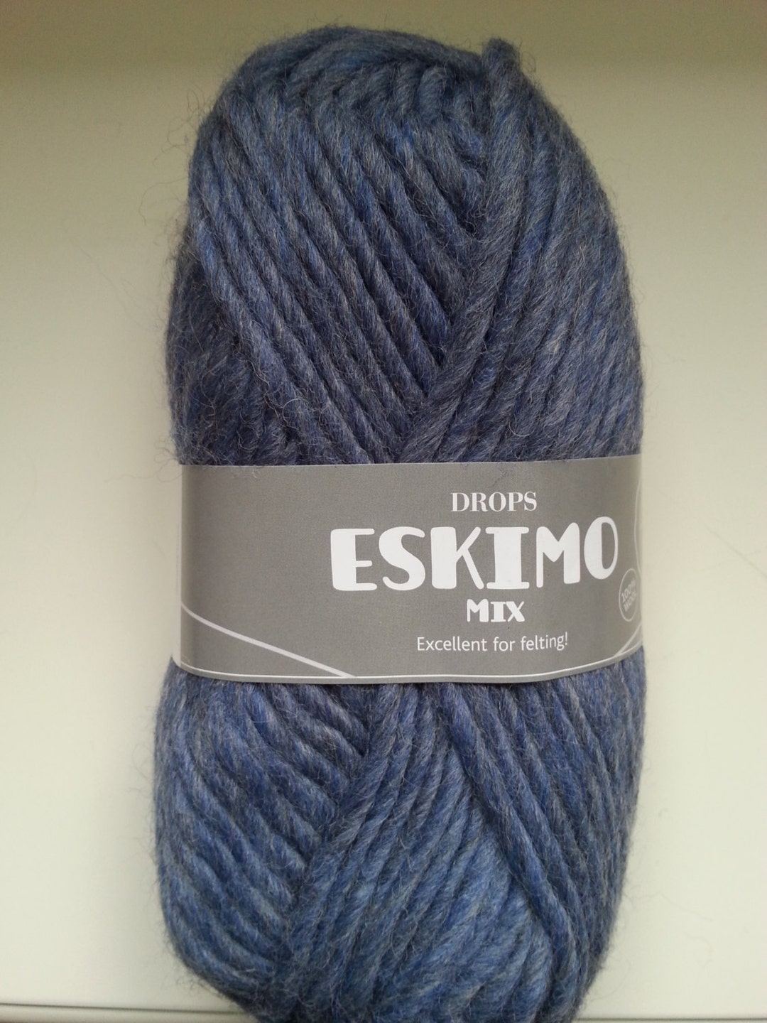 Drops Yarn Eskimo / Snow- Blue Shadow #21 - Etsy