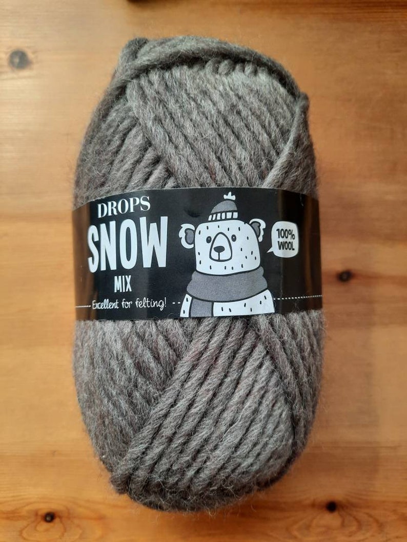 Drops Yarn Eskimo / Snow Bark 23 - Etsy Canada