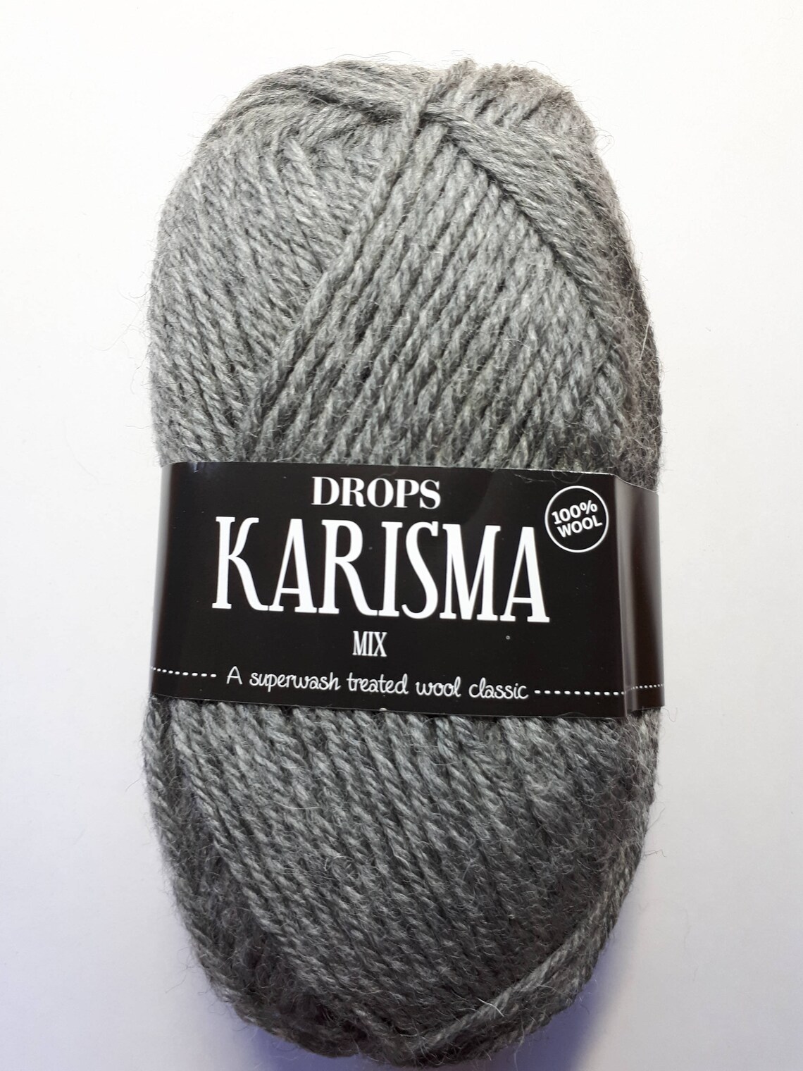 Drops Yarn Karisma Medium Grey - #21 - Etsy