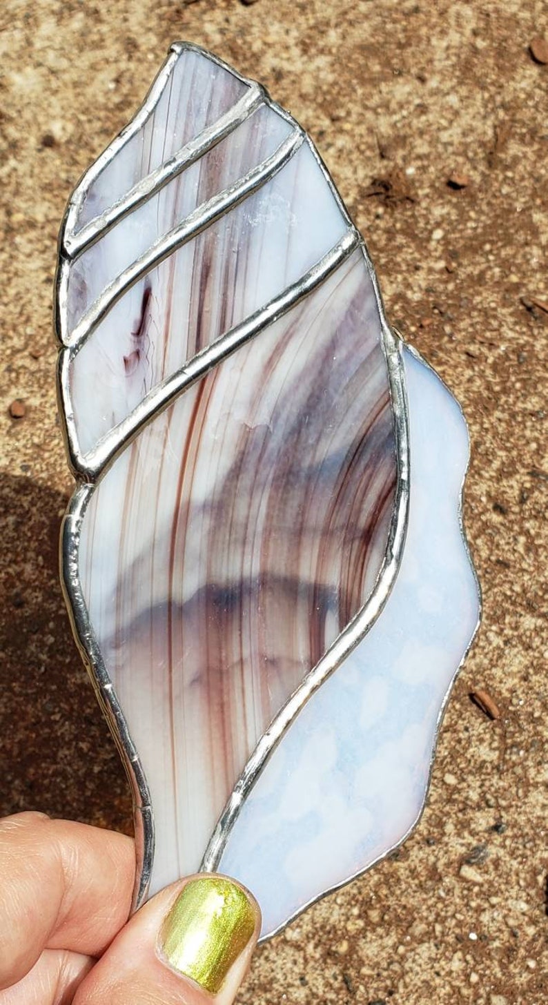 Stained Glass Seashell. Unique Design. Beach Time All the - Etsy