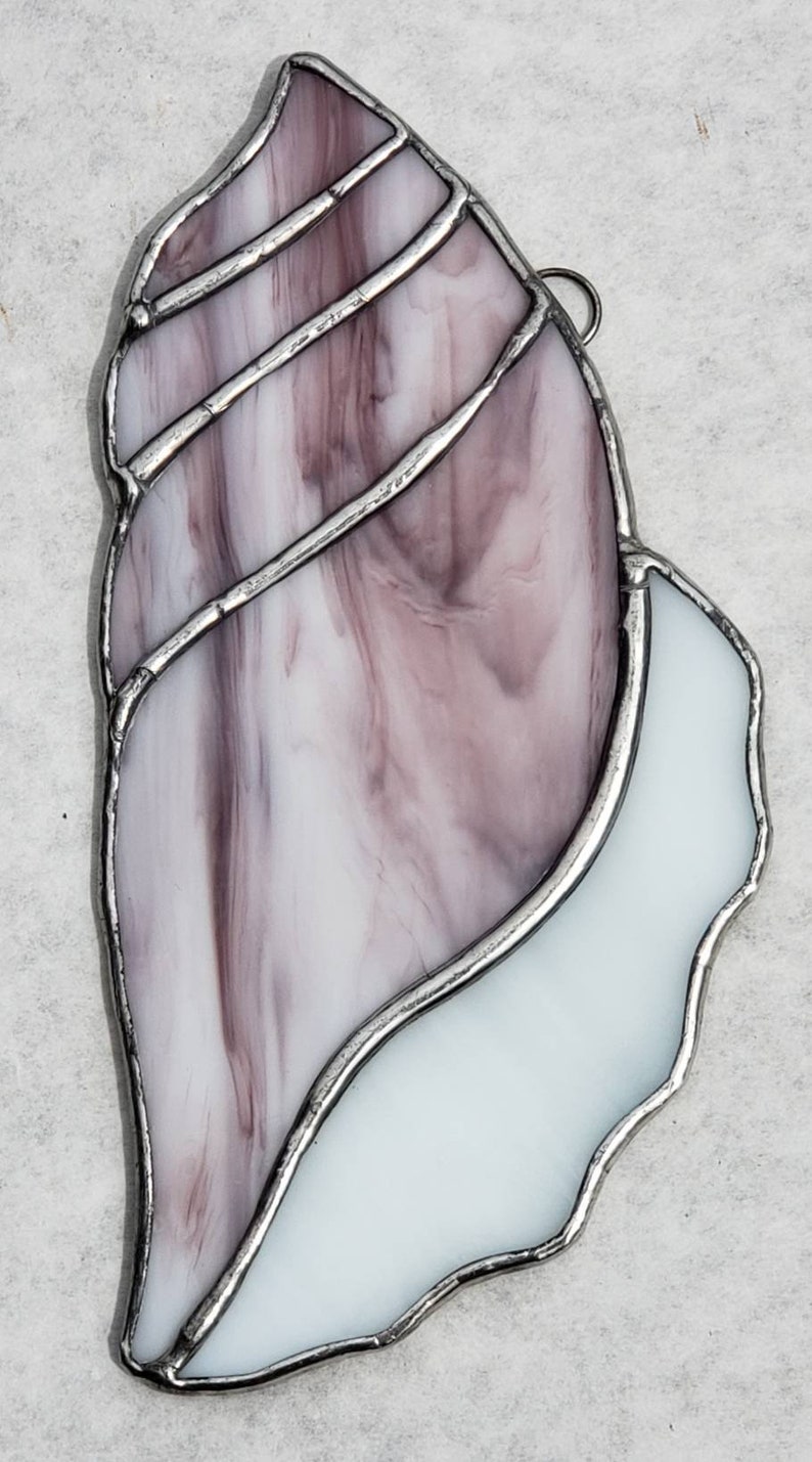 Stained Glass Seashell. Unique Design. Beach Time All the - Etsy