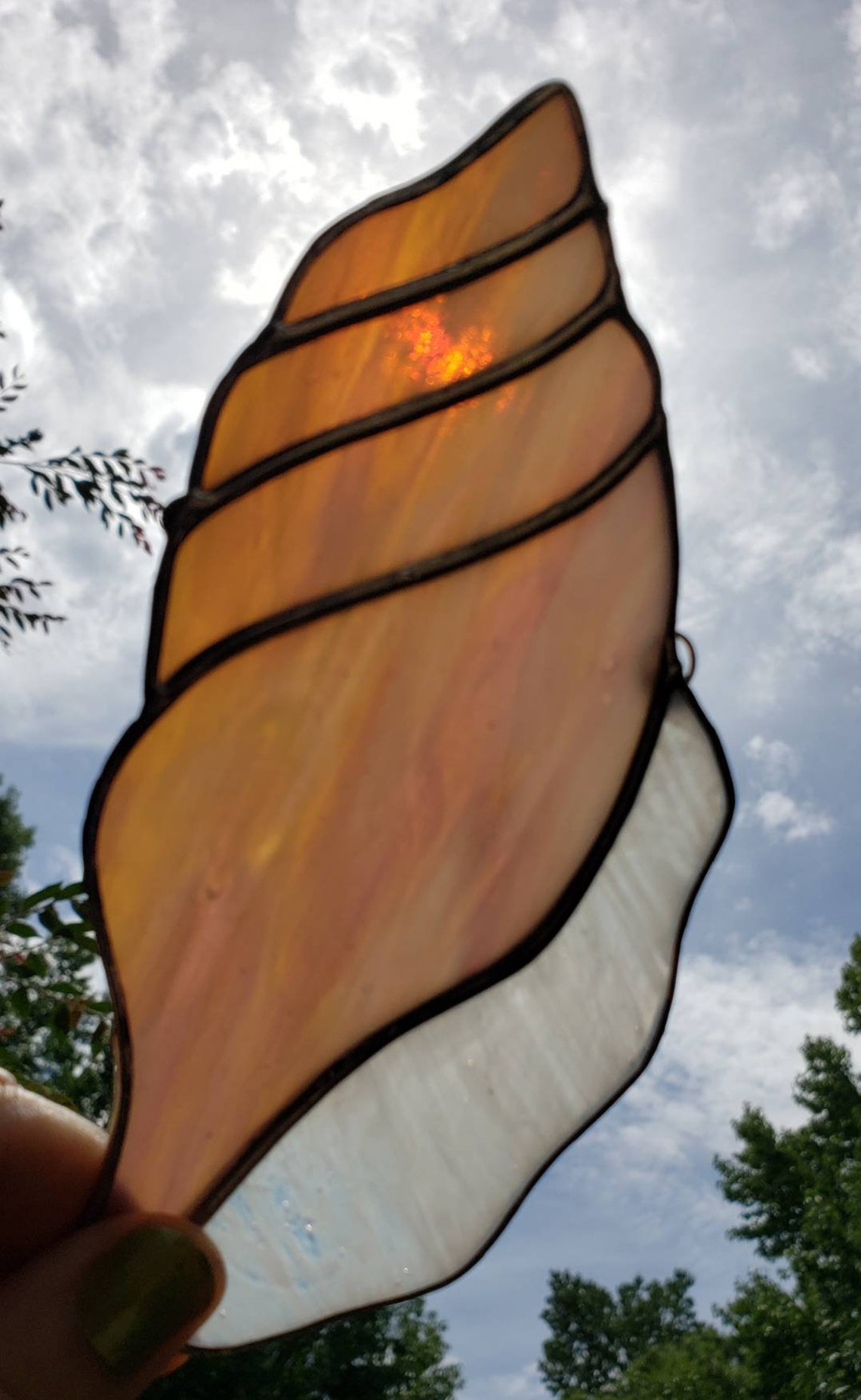 Stained Glass Seashell. Unique Design. Beach Time All the - Etsy