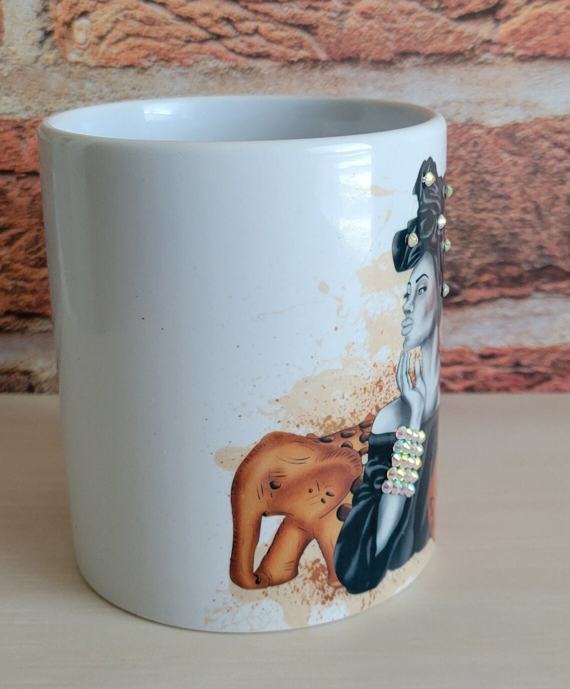 Bling Coffee Mug Black Girl Coffee Mug Black Girl Bling Etsy