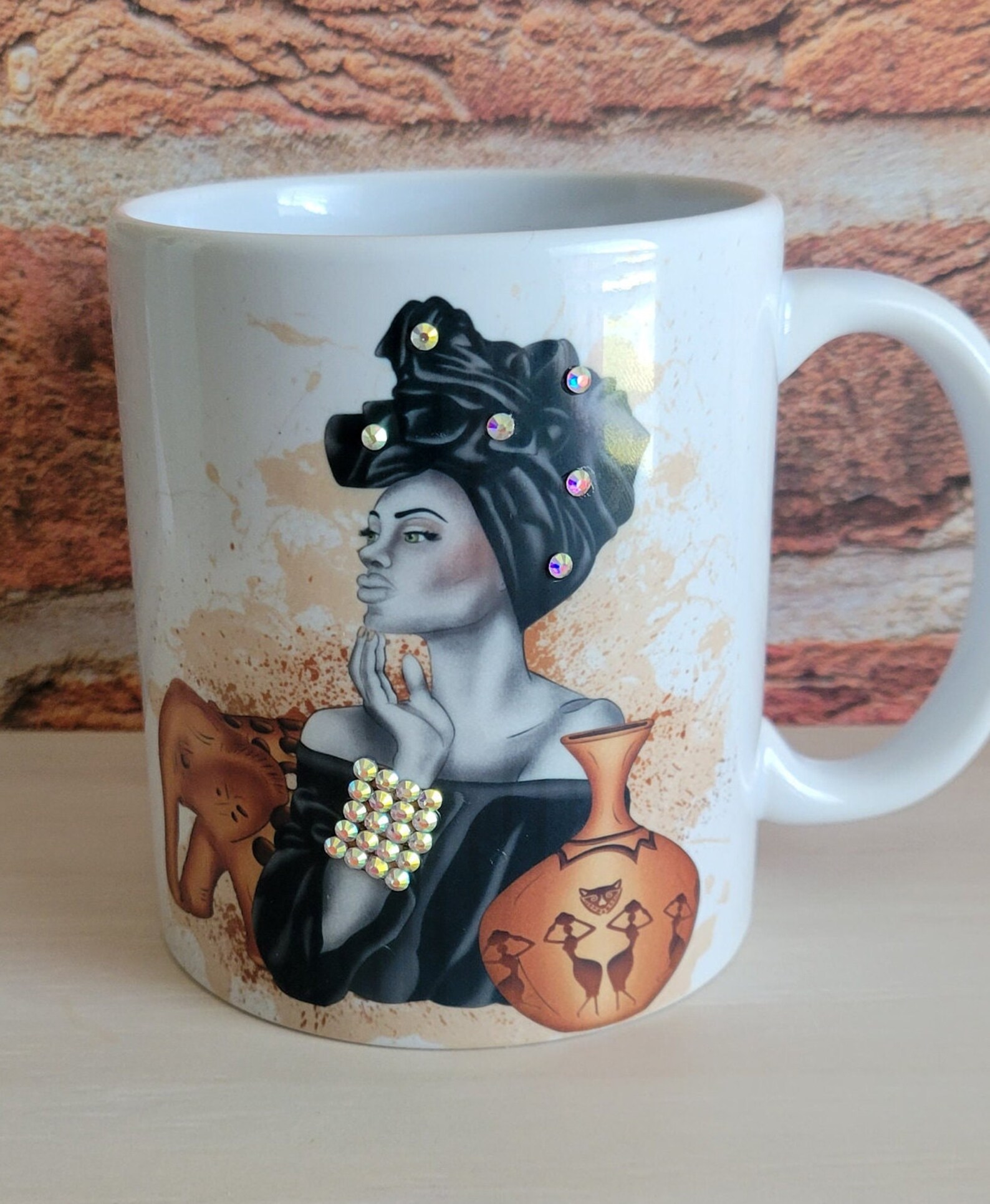 Bling Coffee Mug Black Girl Coffee Mug Black Girl Bling Etsy
