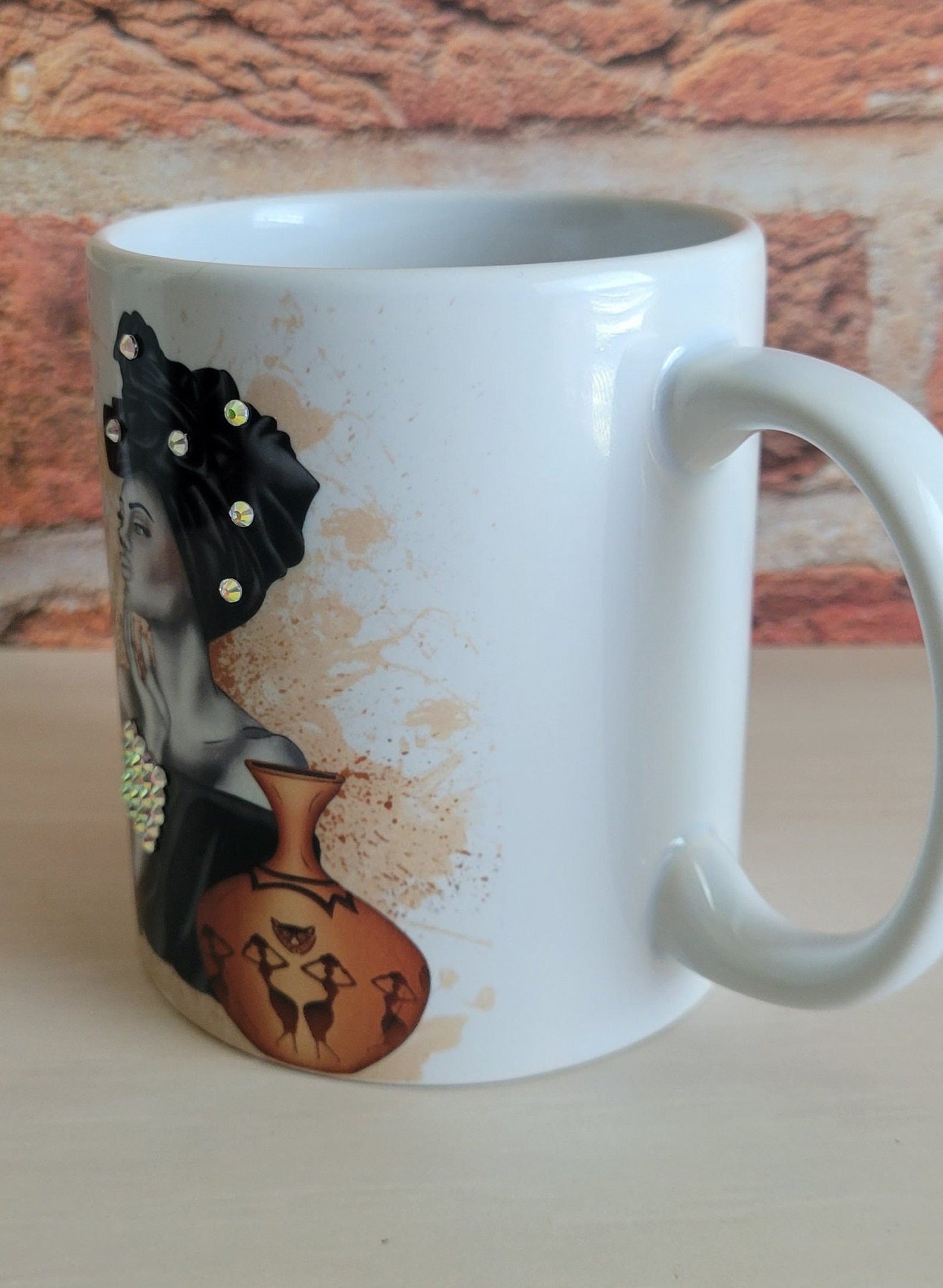 Bling Coffee Mug Black Girl Coffee Mug Black Girl Bling Etsy
