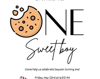 Milk and Cookies Party Invitation, Milk & Cookie Invite, Milk and ...