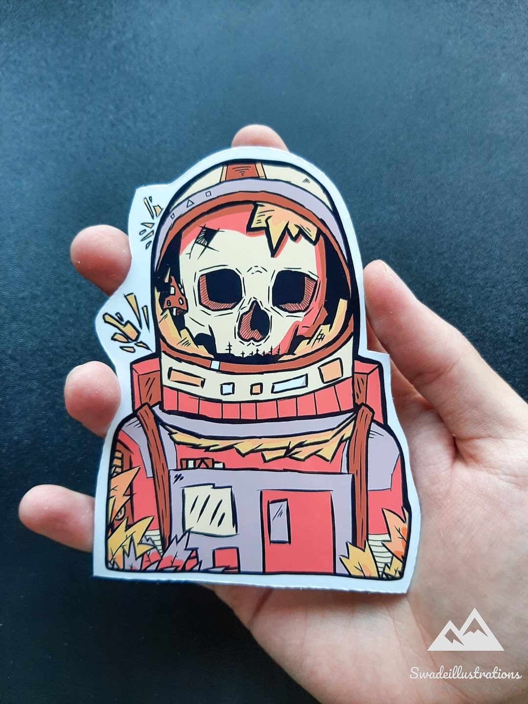 Forgotten Astronaut Stickers Glossy Stickers, Holographic Stickers - Etsy