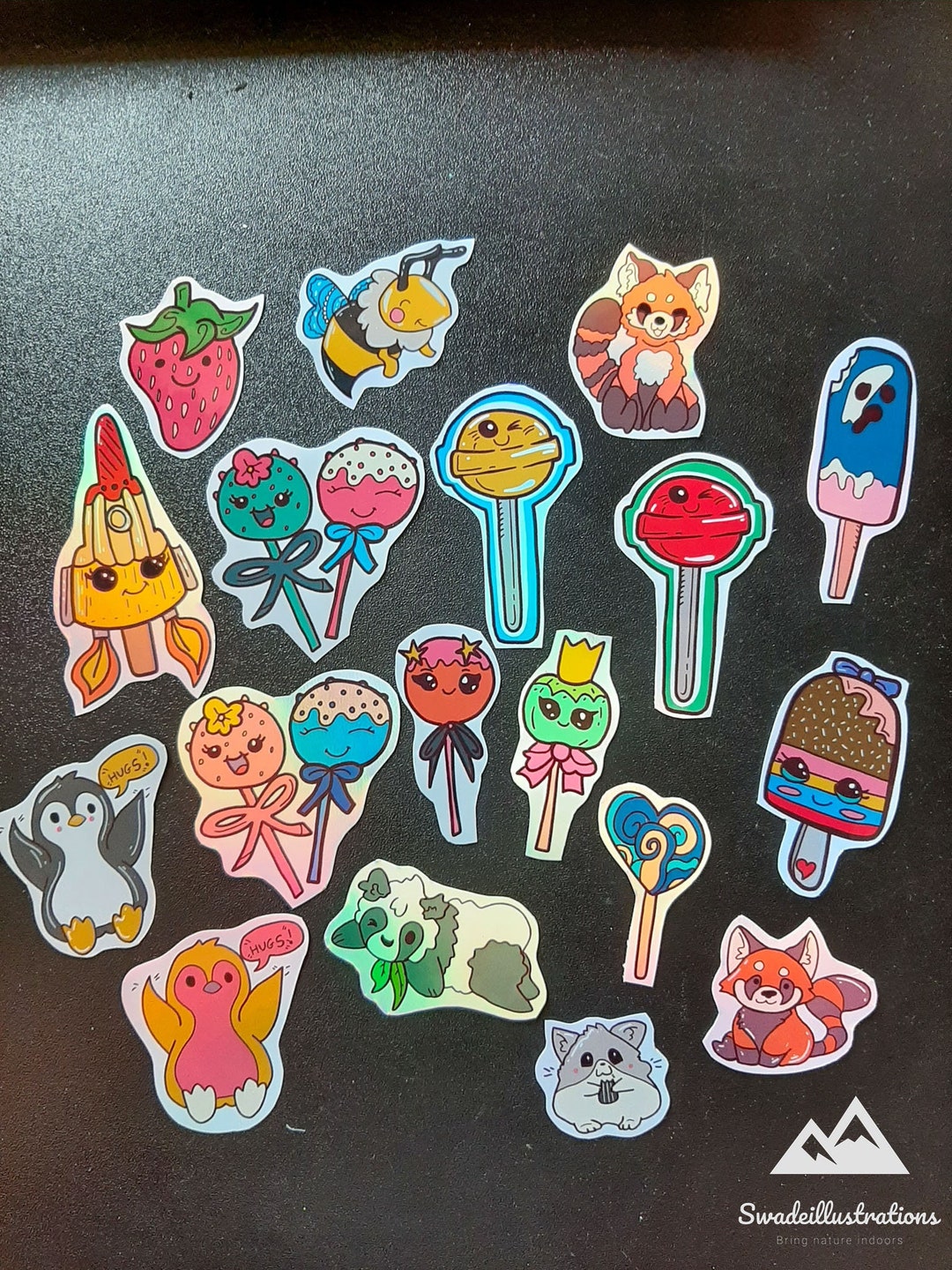 Character Sticker Collection 2 Holographic Sticker, Glossy Stickers - Etsy