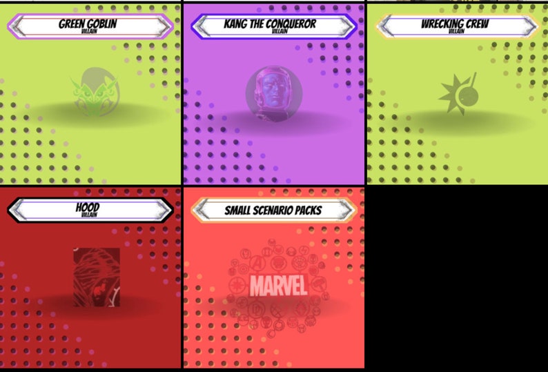 Marvel Champions Divider Cards Digital Download Vertical - Etsy
