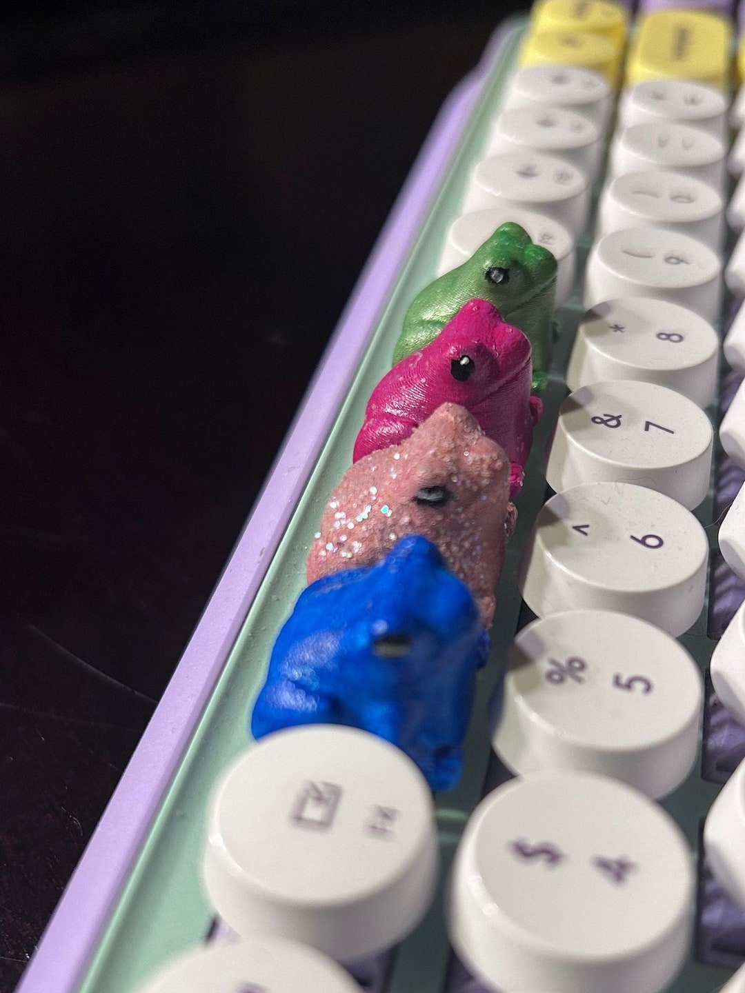 Cute Frog Keycap Artisan Keycap for Cherry MX Keycap Mechanical Gaming ...