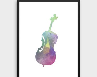 Cello art | Etsy