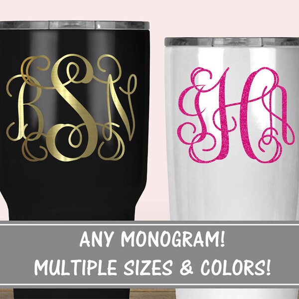 Cursive Monogram - Etsy