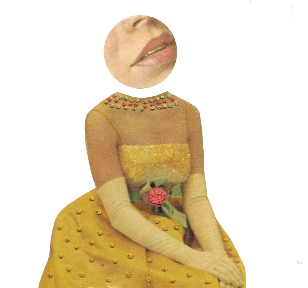 Isolation, Collage, Collage Art, Original Collage, Paper Collage, Paper ...