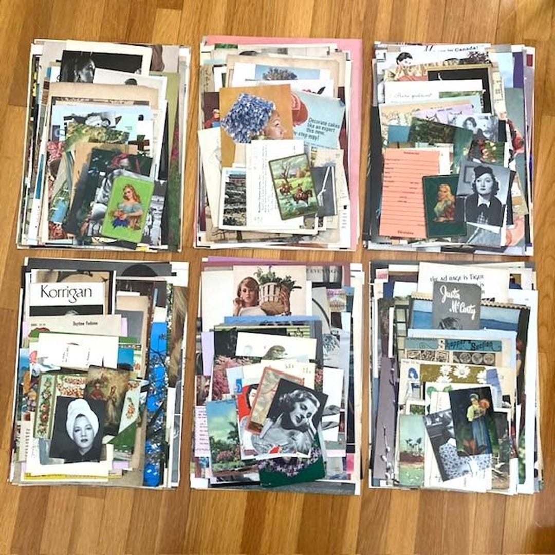 Vintage Magazine Paper Pack, Collage Supplies, Vintage Ads, Vintage ...