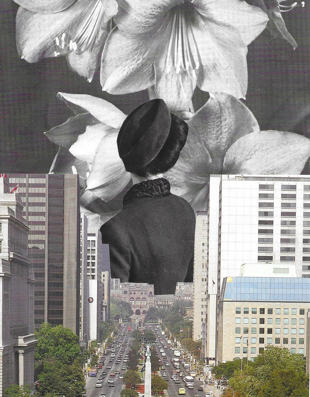 Sweet Surrender, Surreal Collage, Vintage Collage, Home Decor, Collage ...