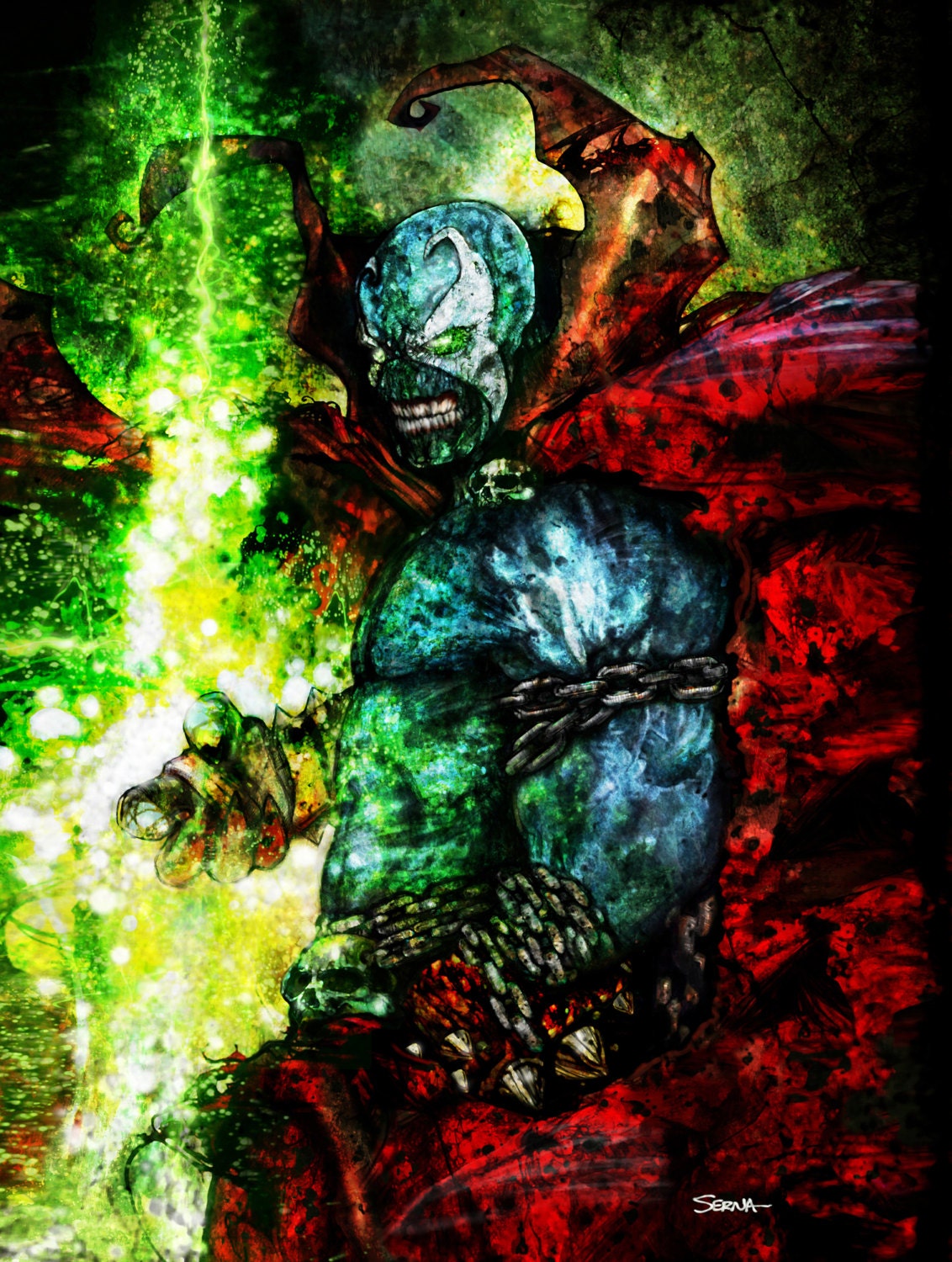 Spawn Spawn Art Print 9 x 12 | Etsy