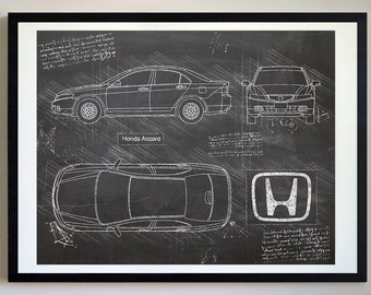 Honda civic poster | Etsy