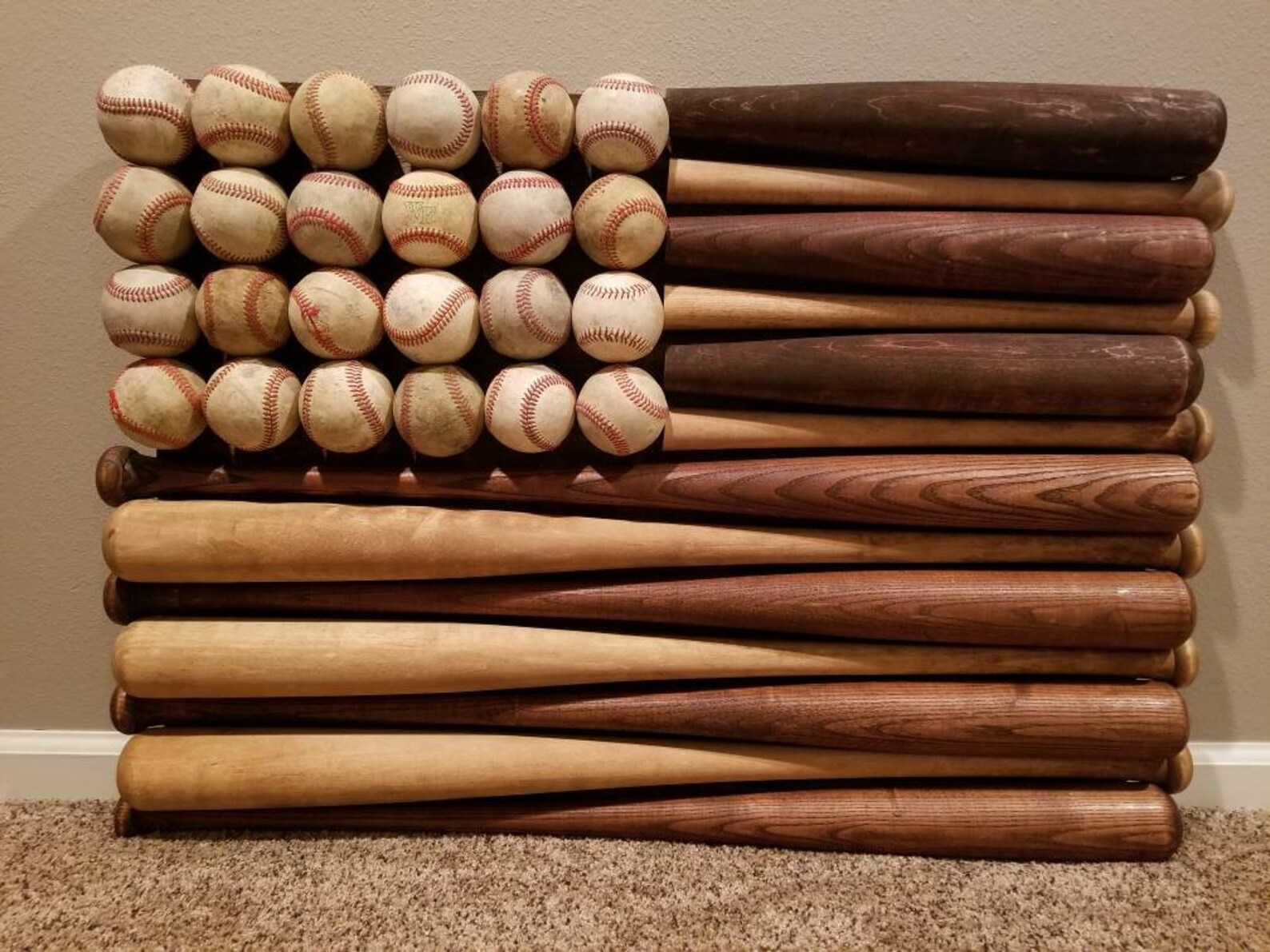 Baseball Bat Flag | Etsy