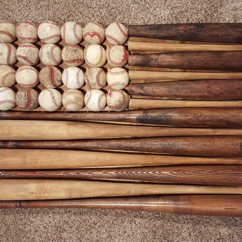 13 Baseball Bat Halves to Make American Flag. 18 Inch Bats - Etsy