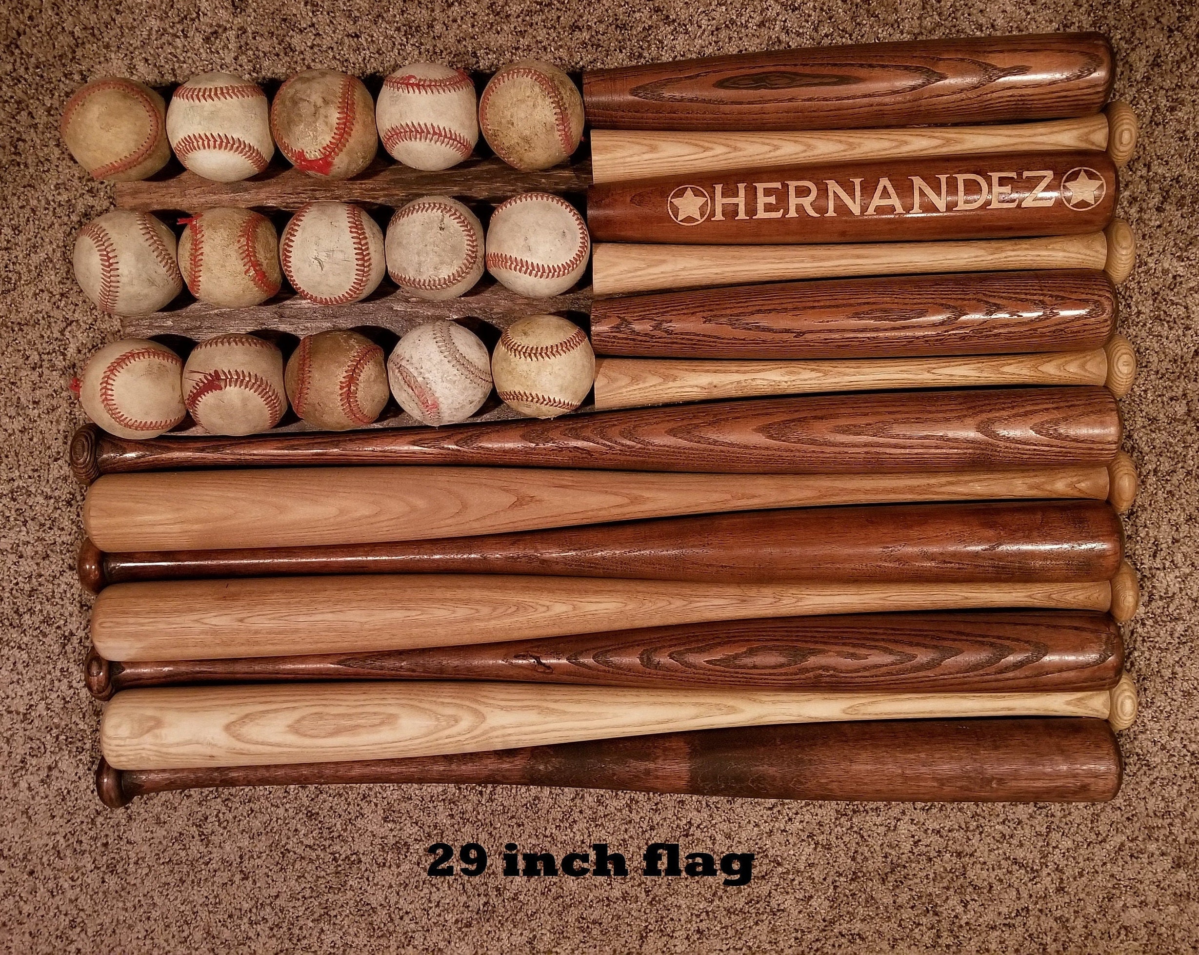 Personalized Baseball Bat Flag - Etsy