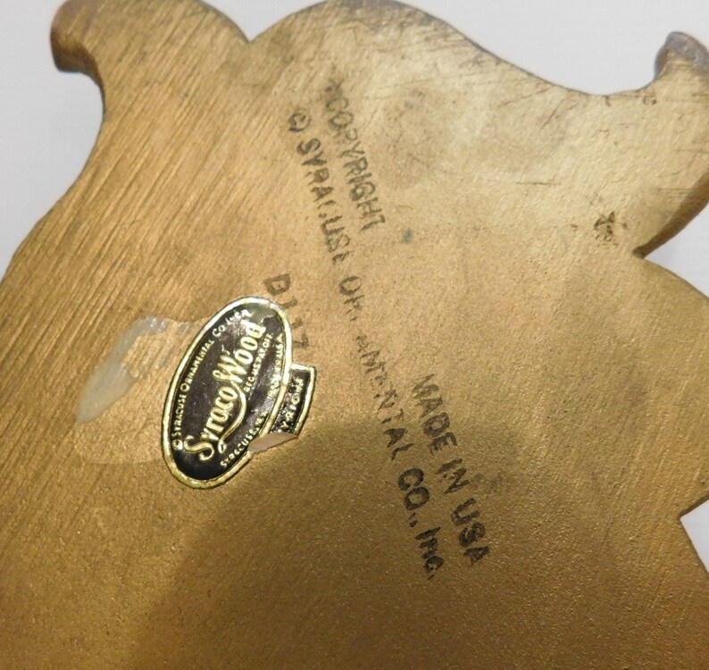 Vintage Syroco Rooster Wall Decor Syrocowood Rooster | Etsy