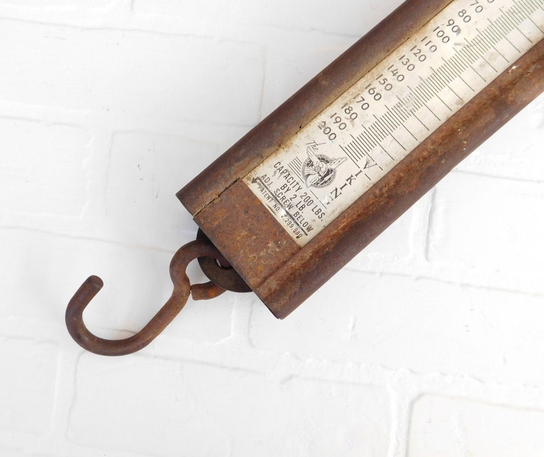 Vintage Hanson Hanging Scale Farmhouse Decor Farm Kitchen | Etsy