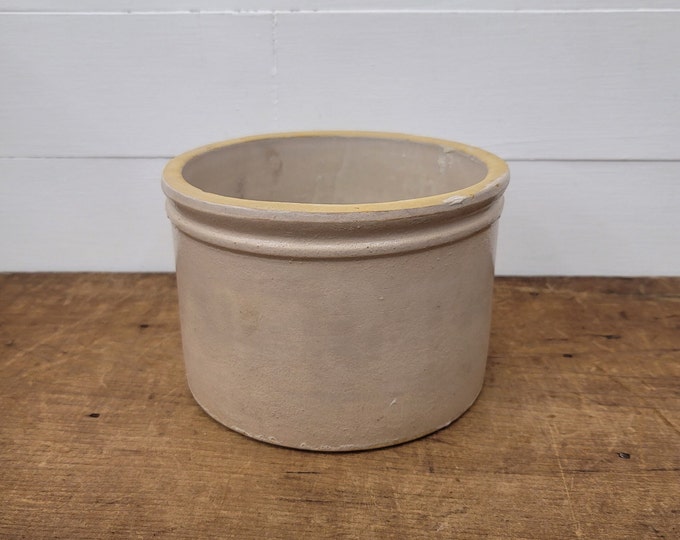 Vintage Stoneware Crock - Storage Crock - Farmhouse Kitchen - Etsy