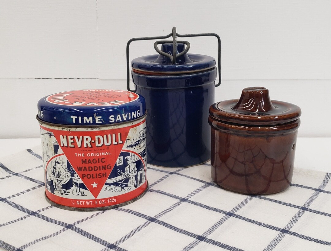 Vintage Never-dull Magic Wadding Tin - Collectible Tin - Farmhouse ...