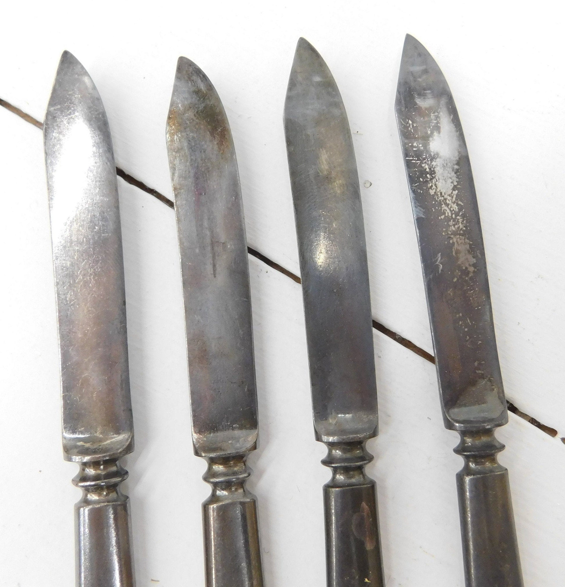 Vintage 1835 R. WALLACE Silver Plated Fruit Knives R.W. & S | Etsy