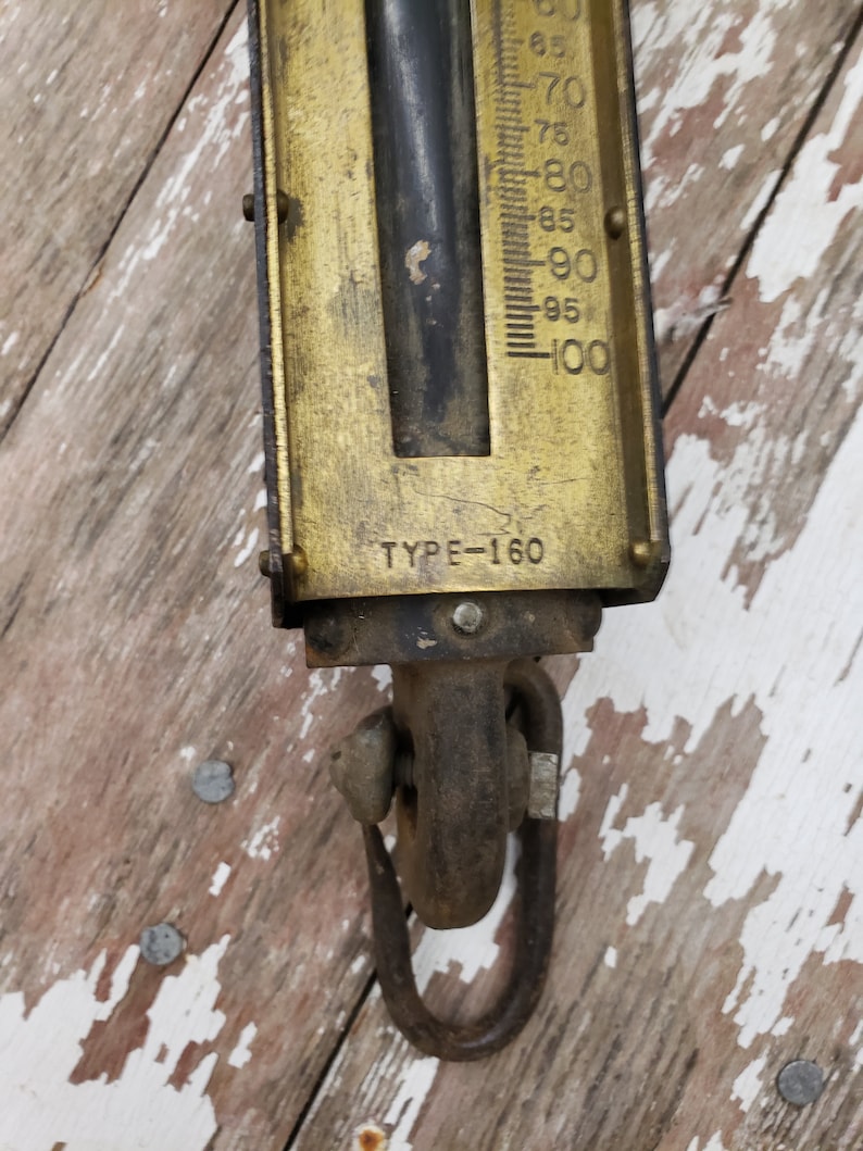 Vintage Chatillon 100 Lb Hanging Scale Farm Scale - Etsy