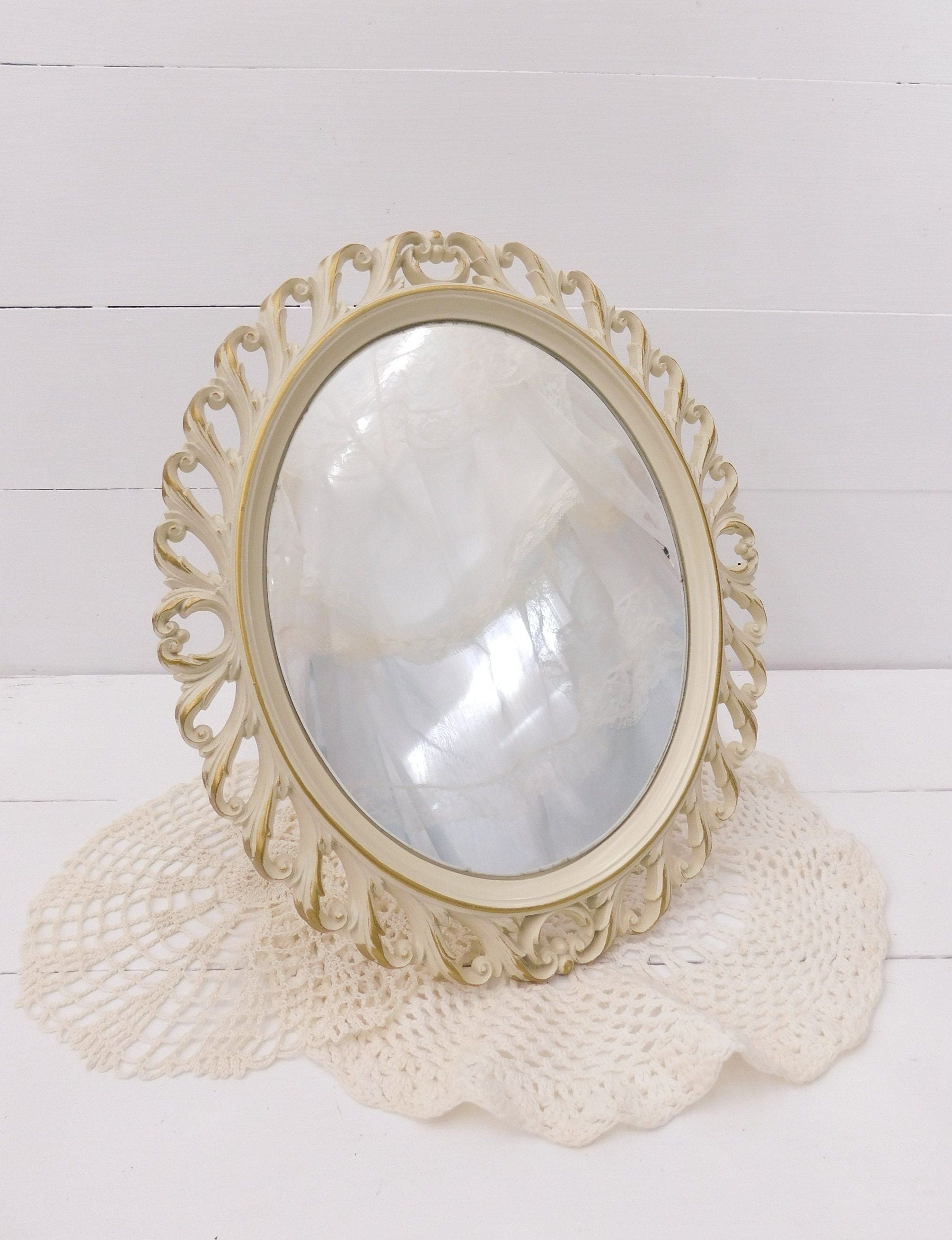 Swirl Oval Mirrors
