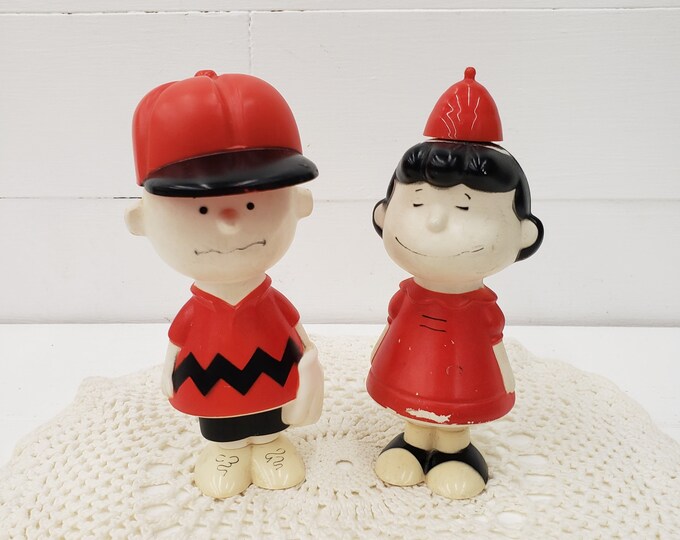 Vintage 1950's Avon Peanuts Lucy and Charlie Brown Bubble Bath Bottles ...