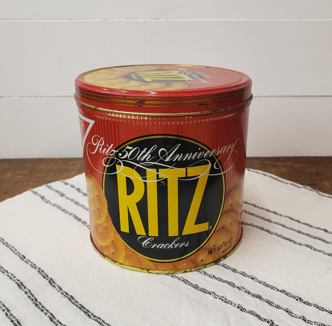 Vintage 1984 Nabisco Ritz Crackers 50th Anniversary Tin - Etsy