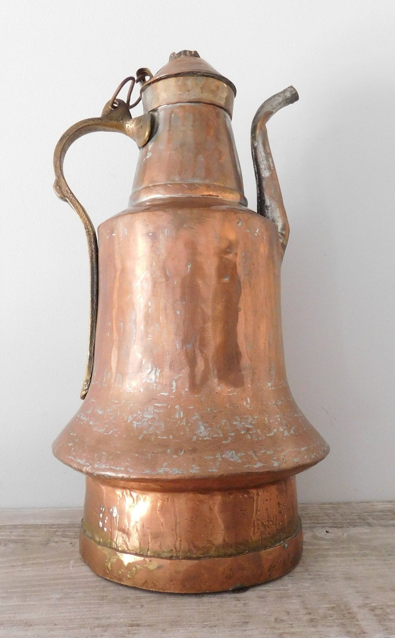 Vintage Imax Old World Copper Tall Kettle Made In Turkey | Etsy