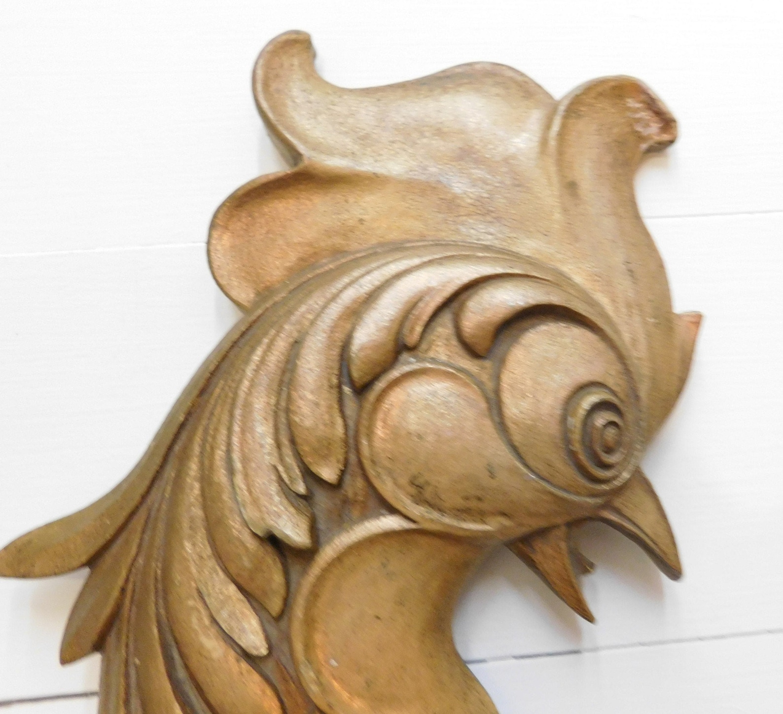 Vintage Syroco Rooster Wall Decor Syrocowood Rooster | Etsy