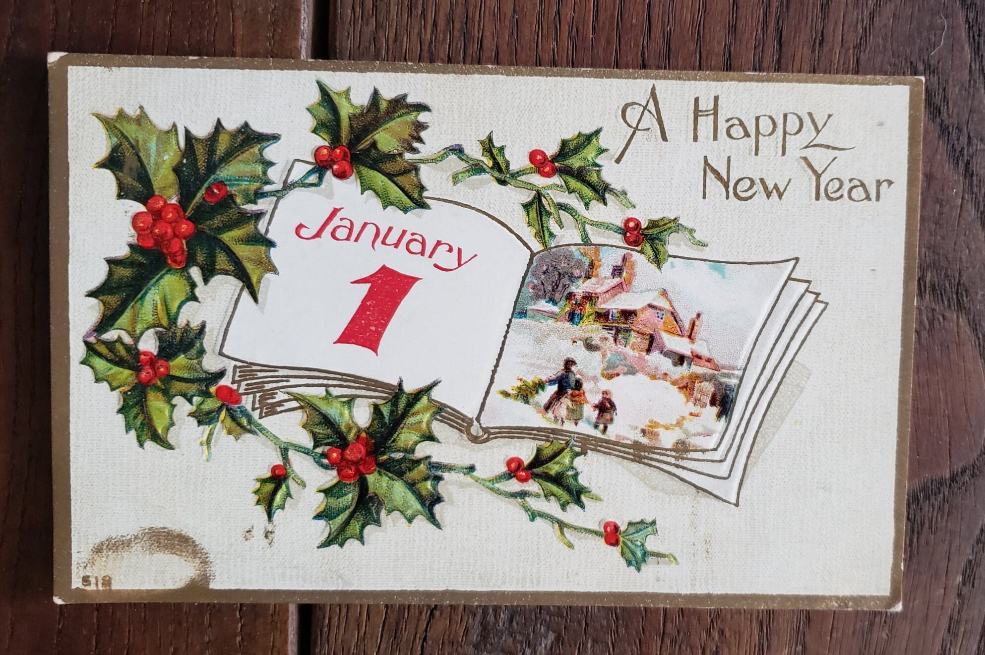 Vintage Collection of Early 1900's NEW YEAR Greetings Post - Etsy