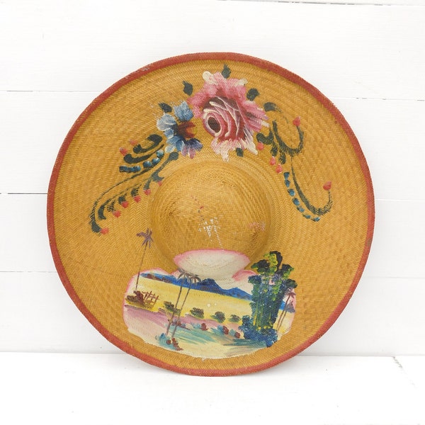 Mexican Straw Hat - Etsy