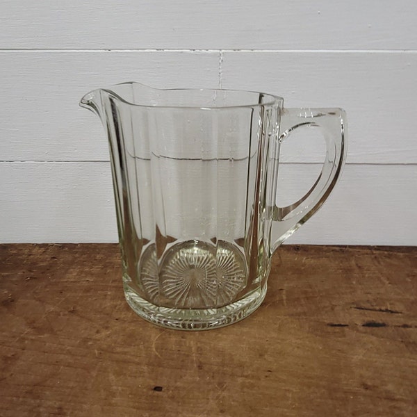 Heavy Glass Pitcher - Etsy