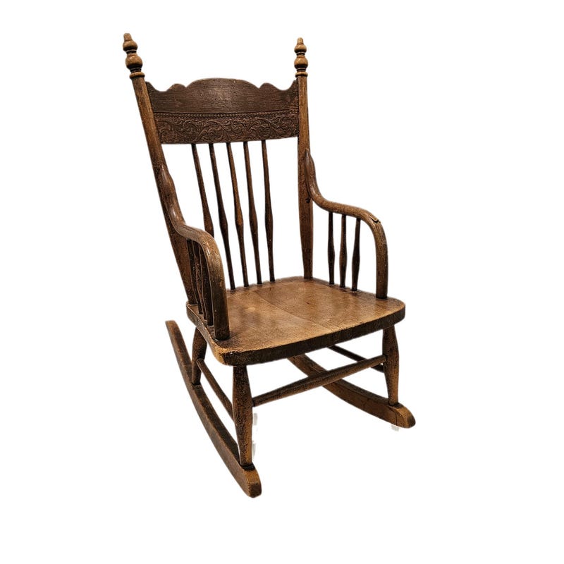Antique Childs Rocking Chair - Etsy